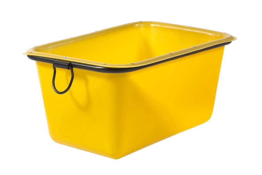 Qubb - Profi mortar trough with handles 200l - 1050x750x500mm